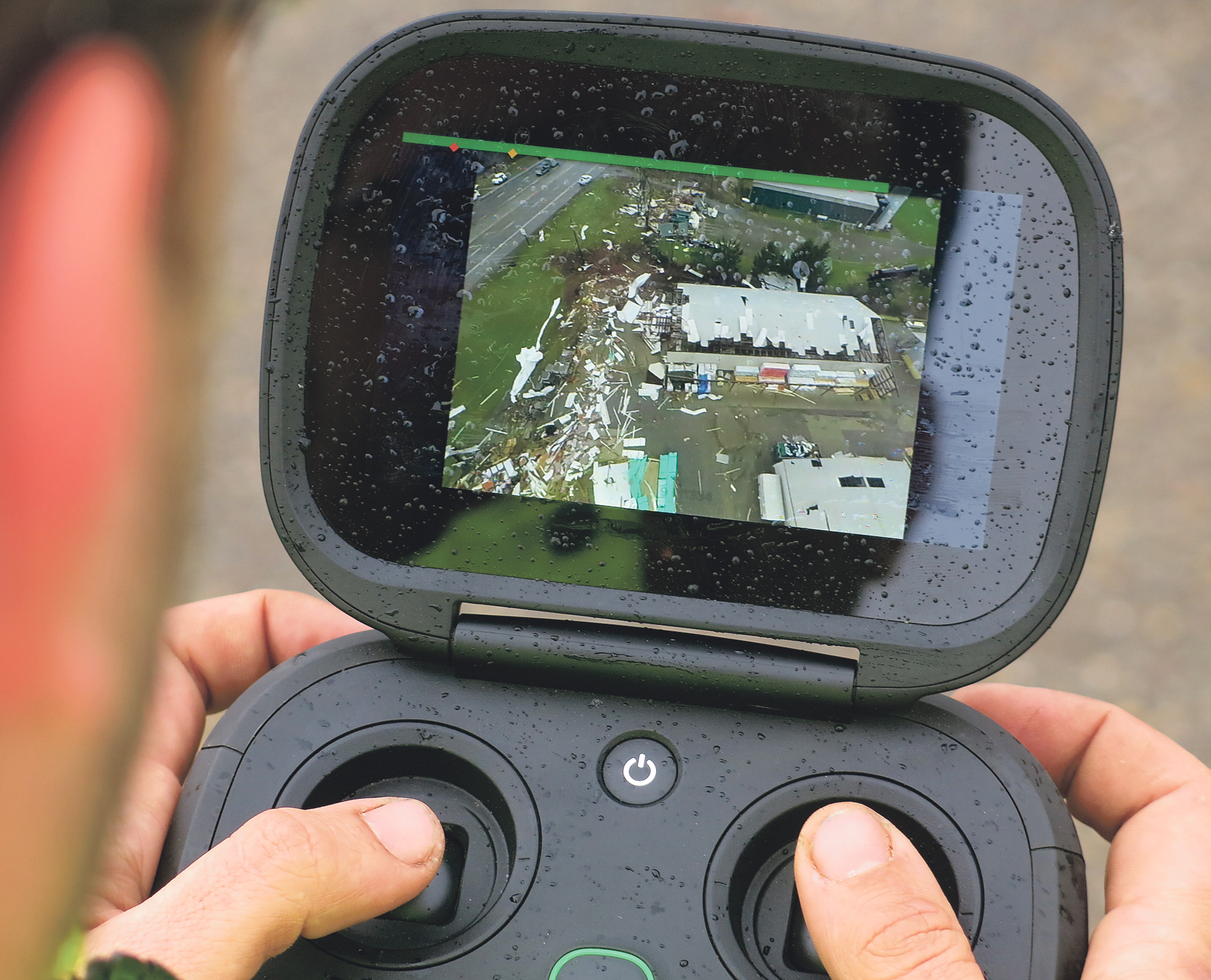 Drone assesses storm damage from above | News, Sports, Jobs - Times ...
